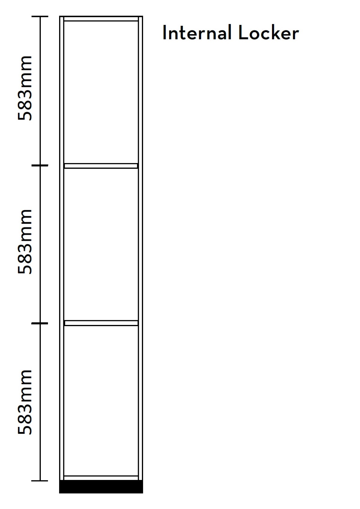 Melamine Two Doors Lockers - Australian Made