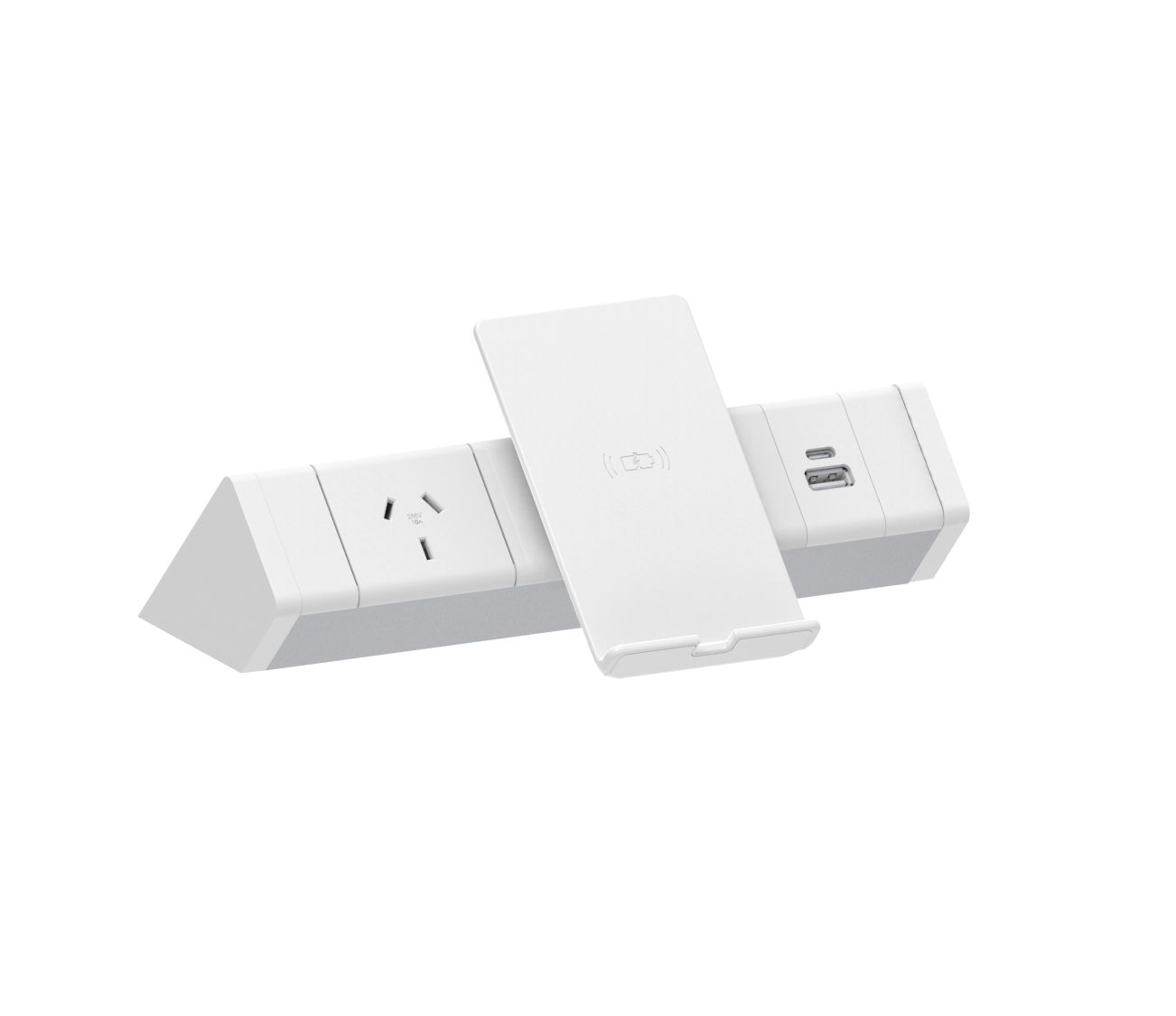 Athena ll Above Desk Power Rails