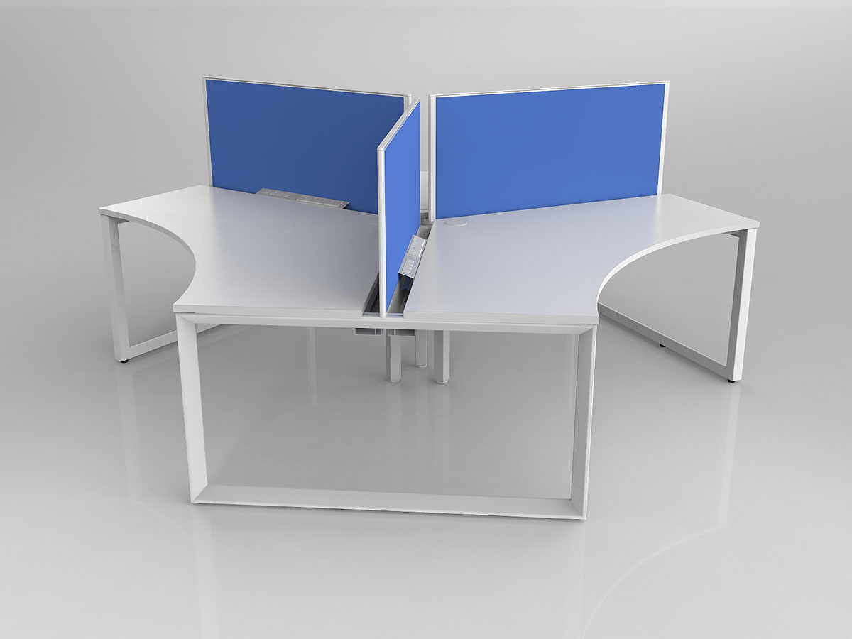 3 Person Workstation | Sydney Office Furniture