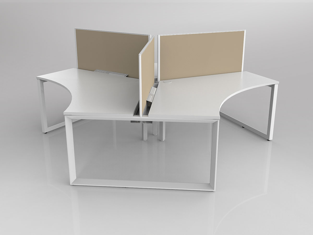 3 Person Workstation | Sydney Office Furniture