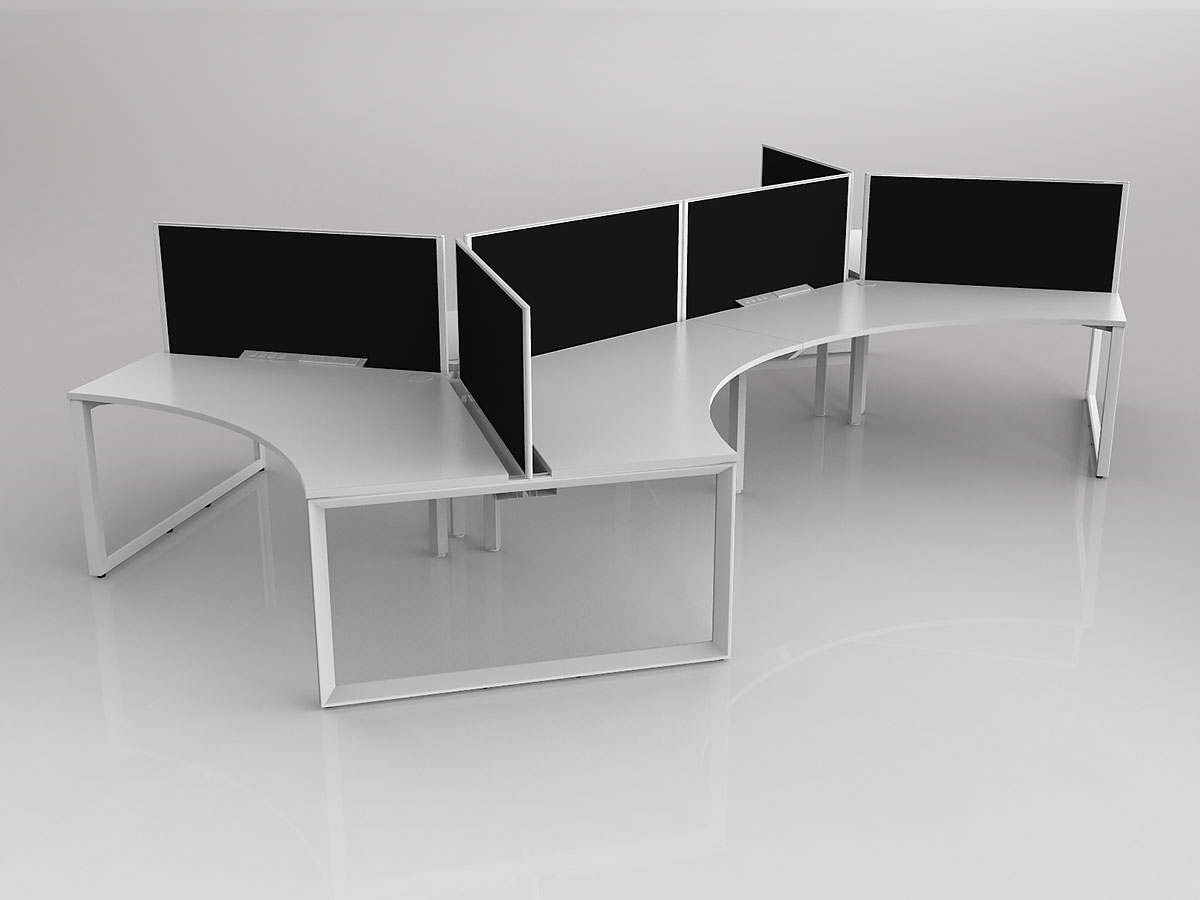 6 Person Workstation | Sydney Office Furniture