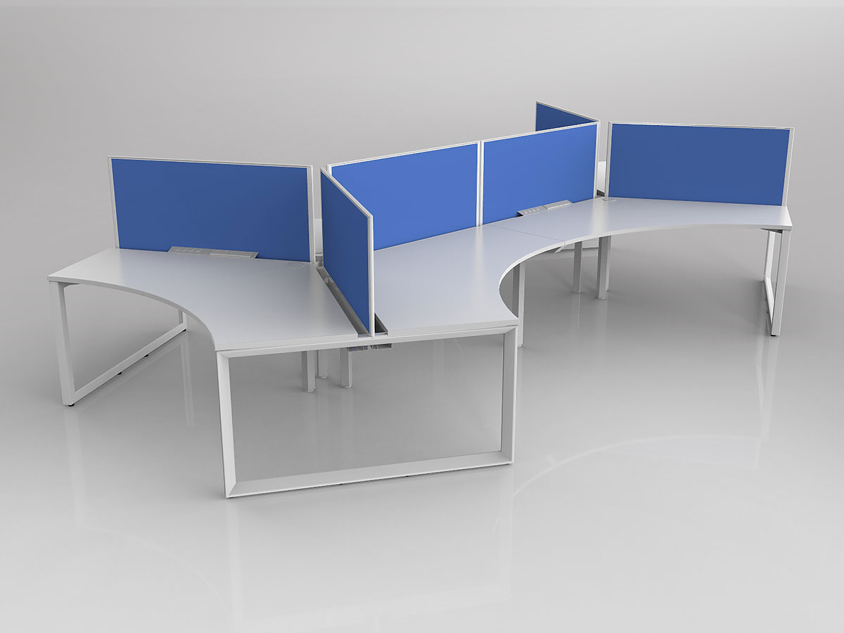 6 Person Workstation | Sydney Office Furniture