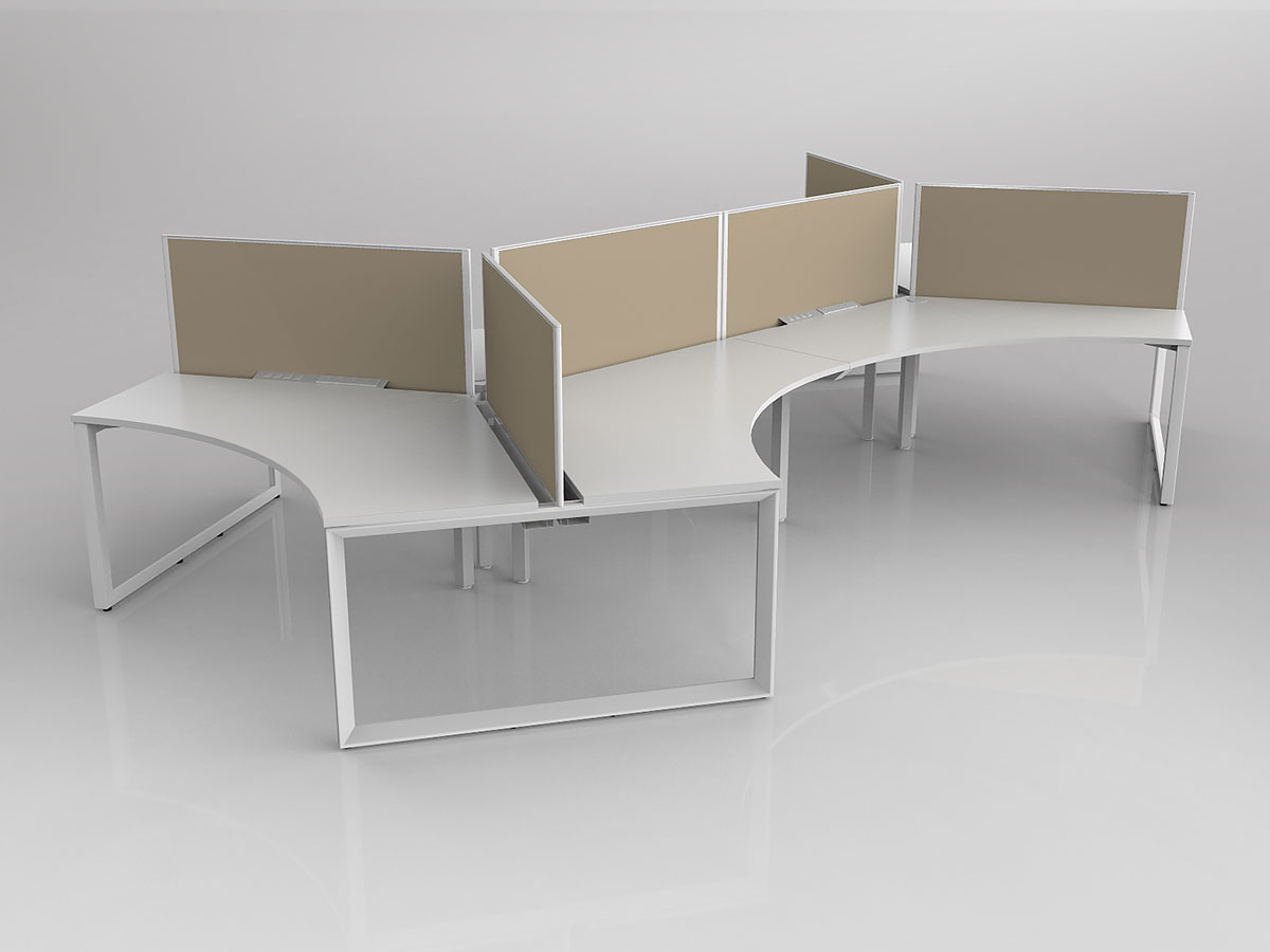 6 Person Workstation | Sydney Office Furniture