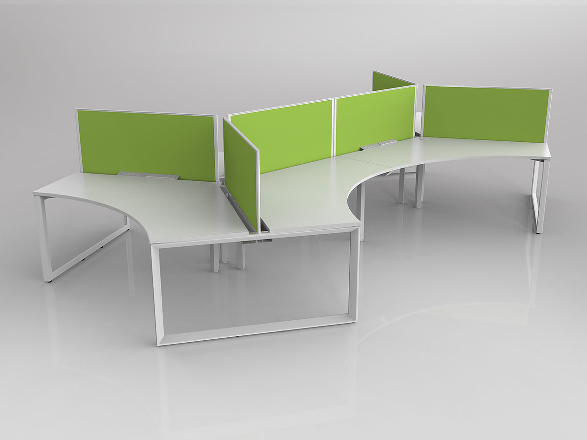 6 Person Workstation | Sydney Office Furniture