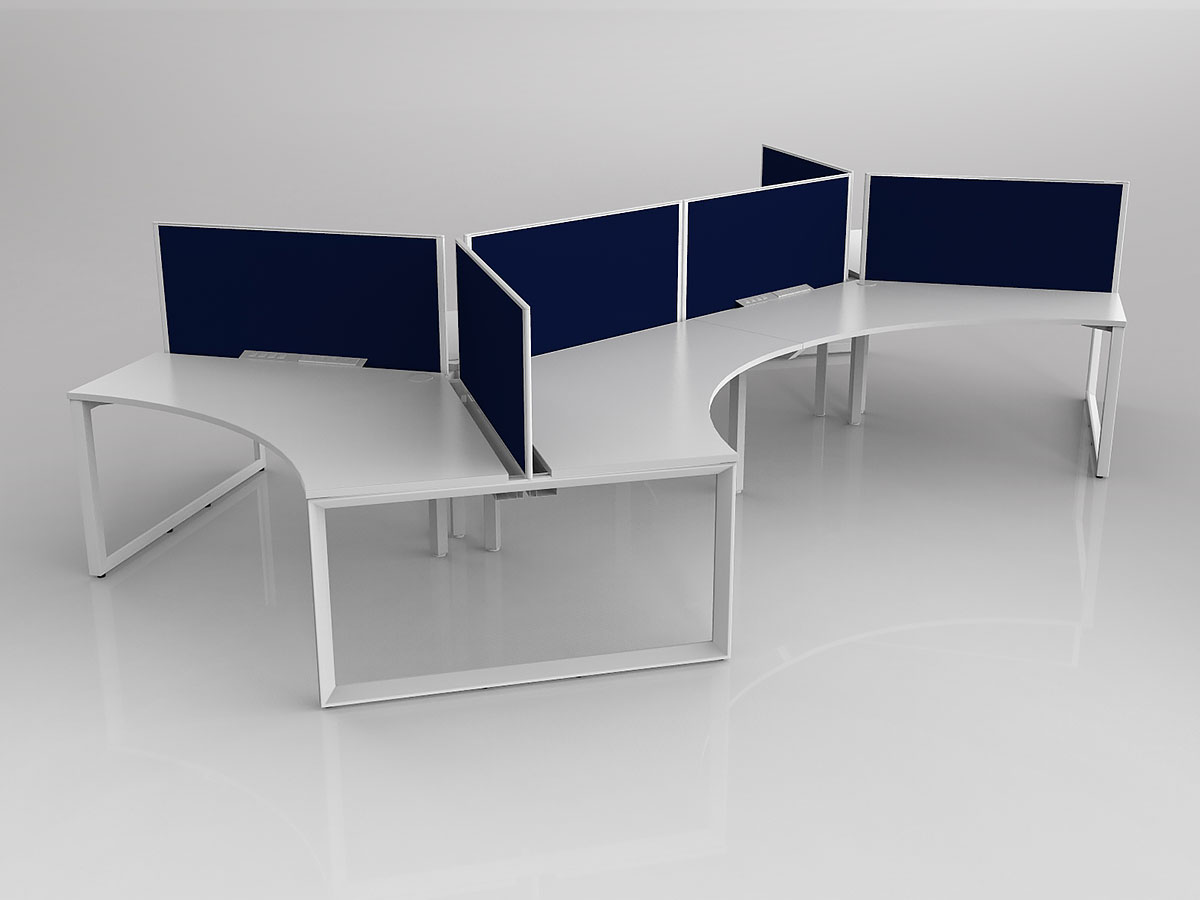 6 Person Workstation | Sydney Office Furniture