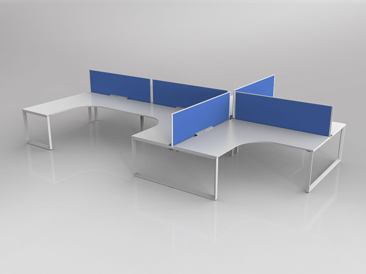 6 Person Workstation | Sydney Office Furniture