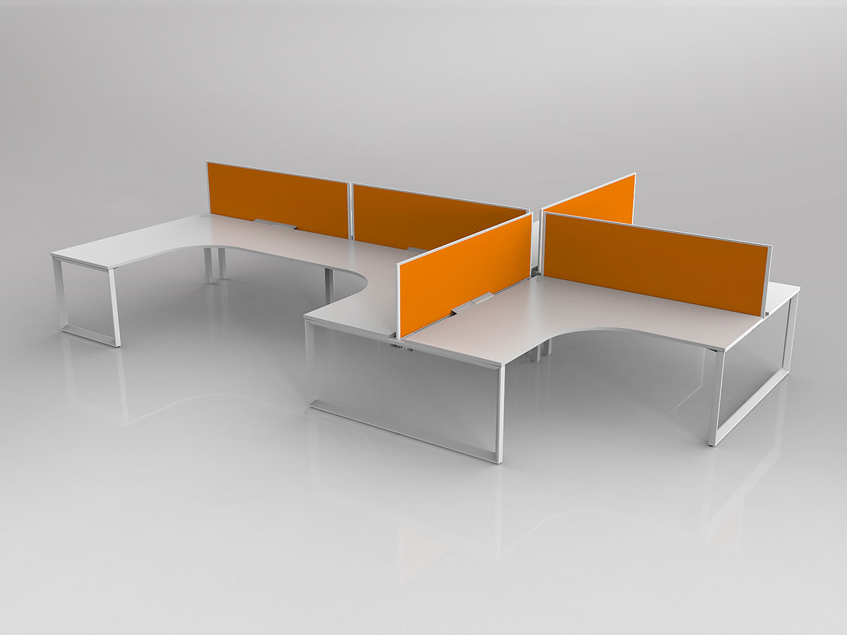 6 Person Workstation | Sydney Office Furniture