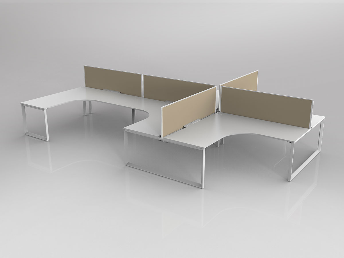 6 Person Workstation | Sydney Office Furniture