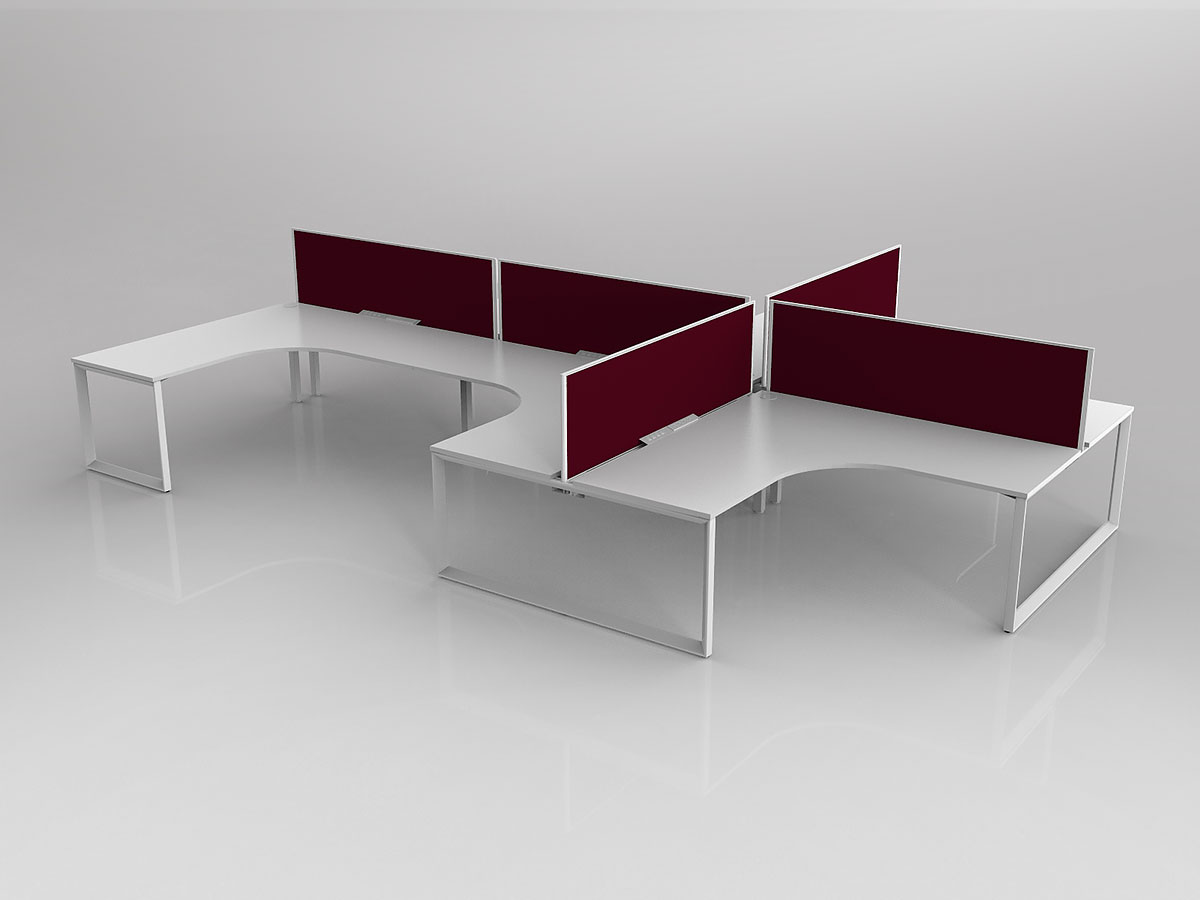 6 Person Workstation | Sydney Office Furniture