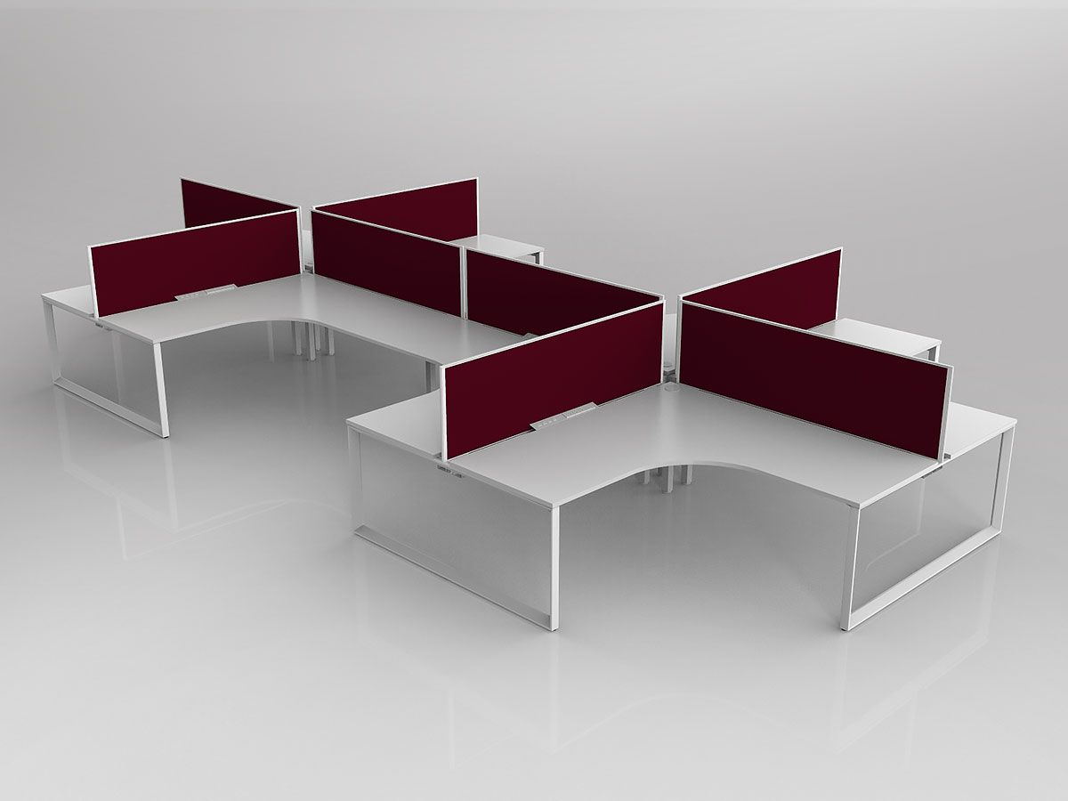 8 Person Workstation | Sydney Office Furniture