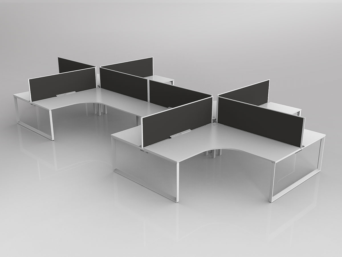 8 Person Workstation | Sydney Office Furniture