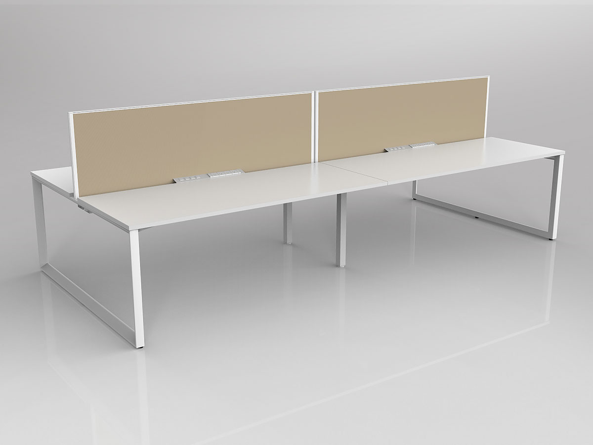 4 Person Workstation | Sydney Office Furniture