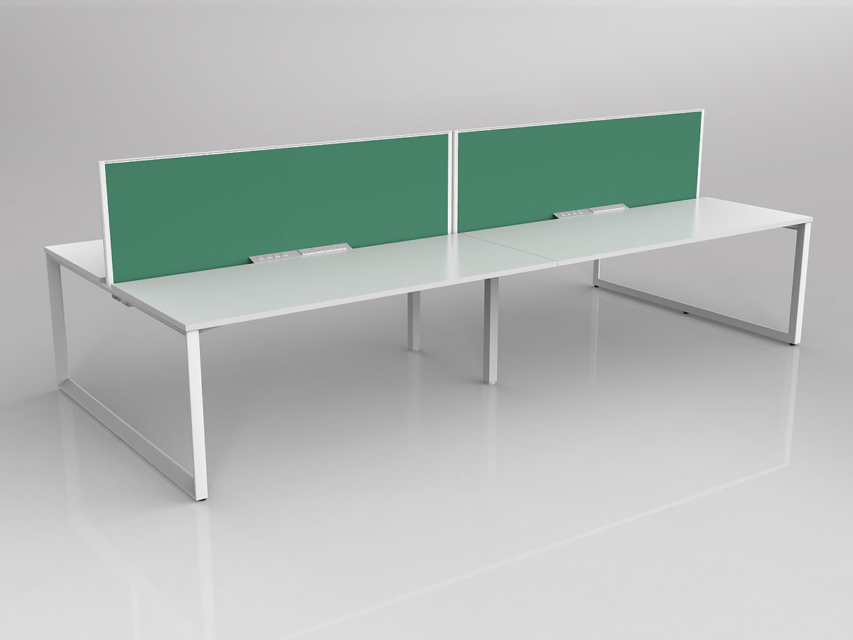 4 Person Workstation | Sydney Office Furniture