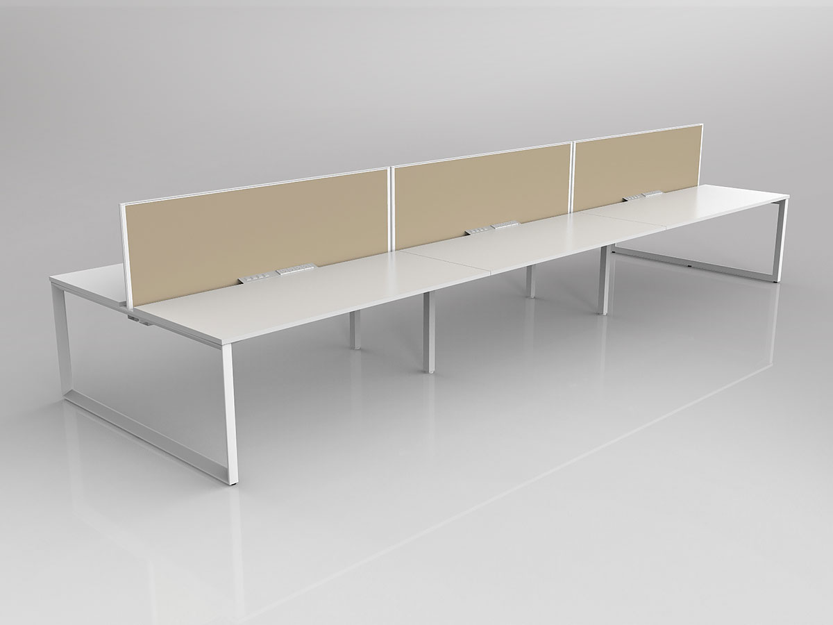 6 Person Workstation | Sydney Office Furniture