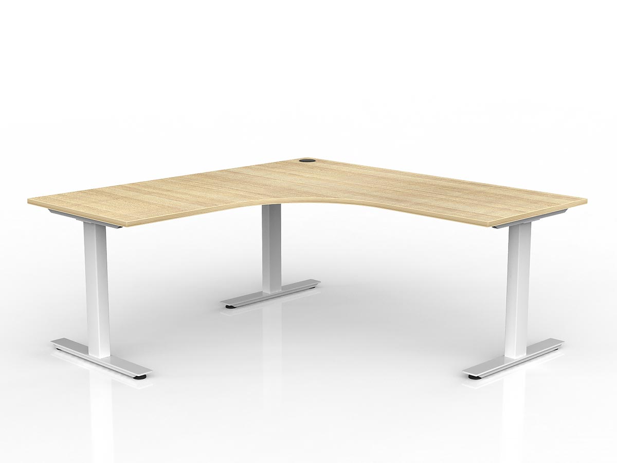 Agile Fixed Height Corner Desk - Sydney Office Furniture