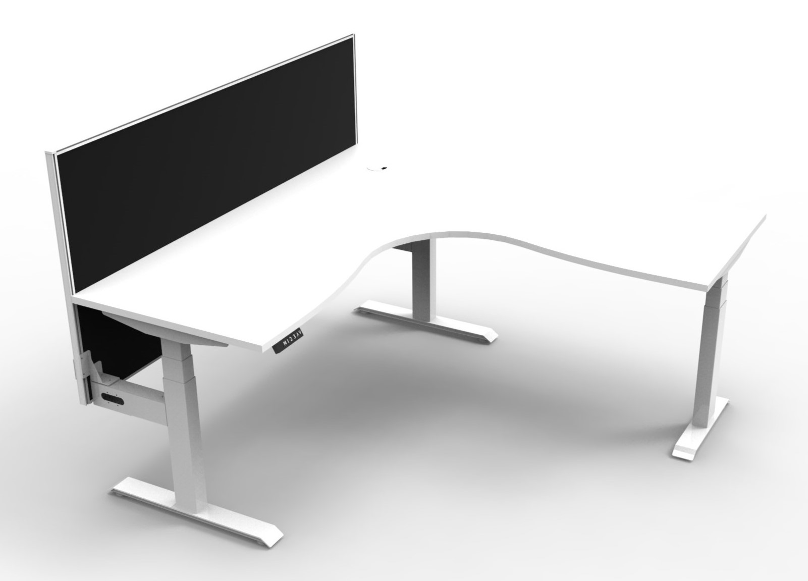 Single Person Office Workstation | Sydney Office Furniture | Sydney ...