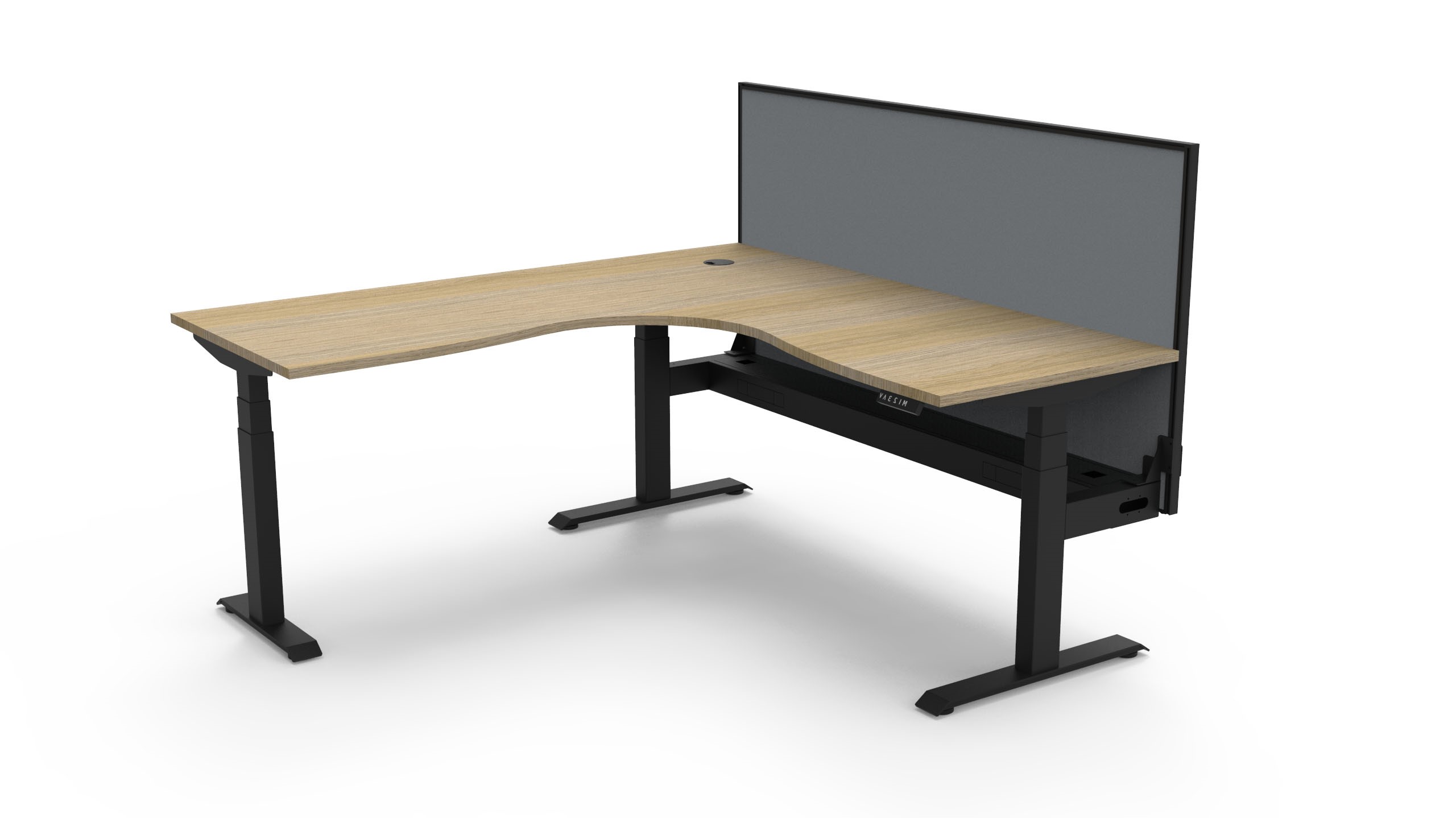 1 Person Workstations: Boost Plus 1 Person Height Adjustable Corner ...