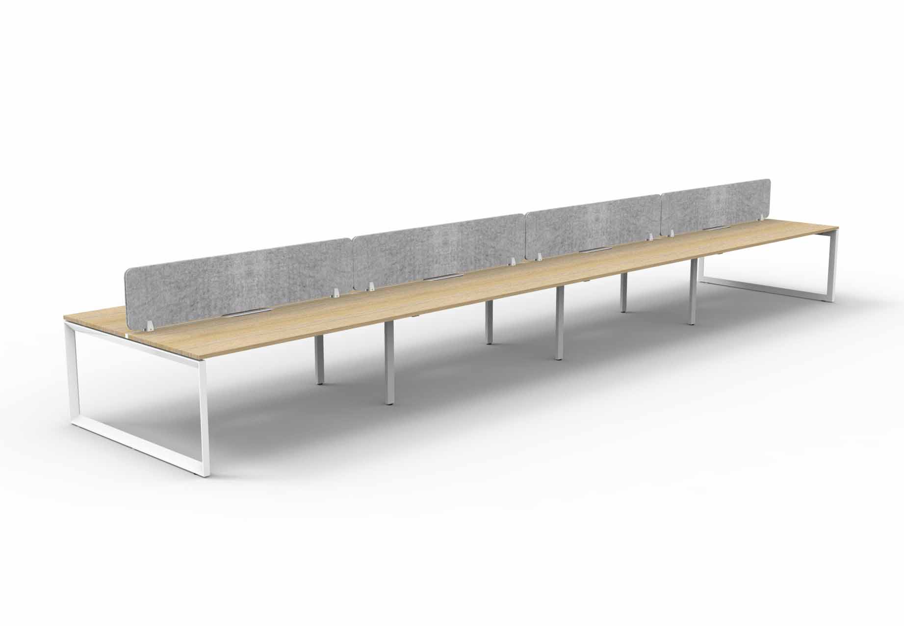 Rapid Loop Workstations - with Eco Screen | Sydney Office Furniture