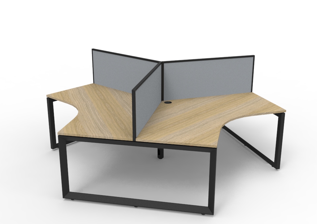 Three Person Workstations - Sydney Office Furniture | Sydney Office ...