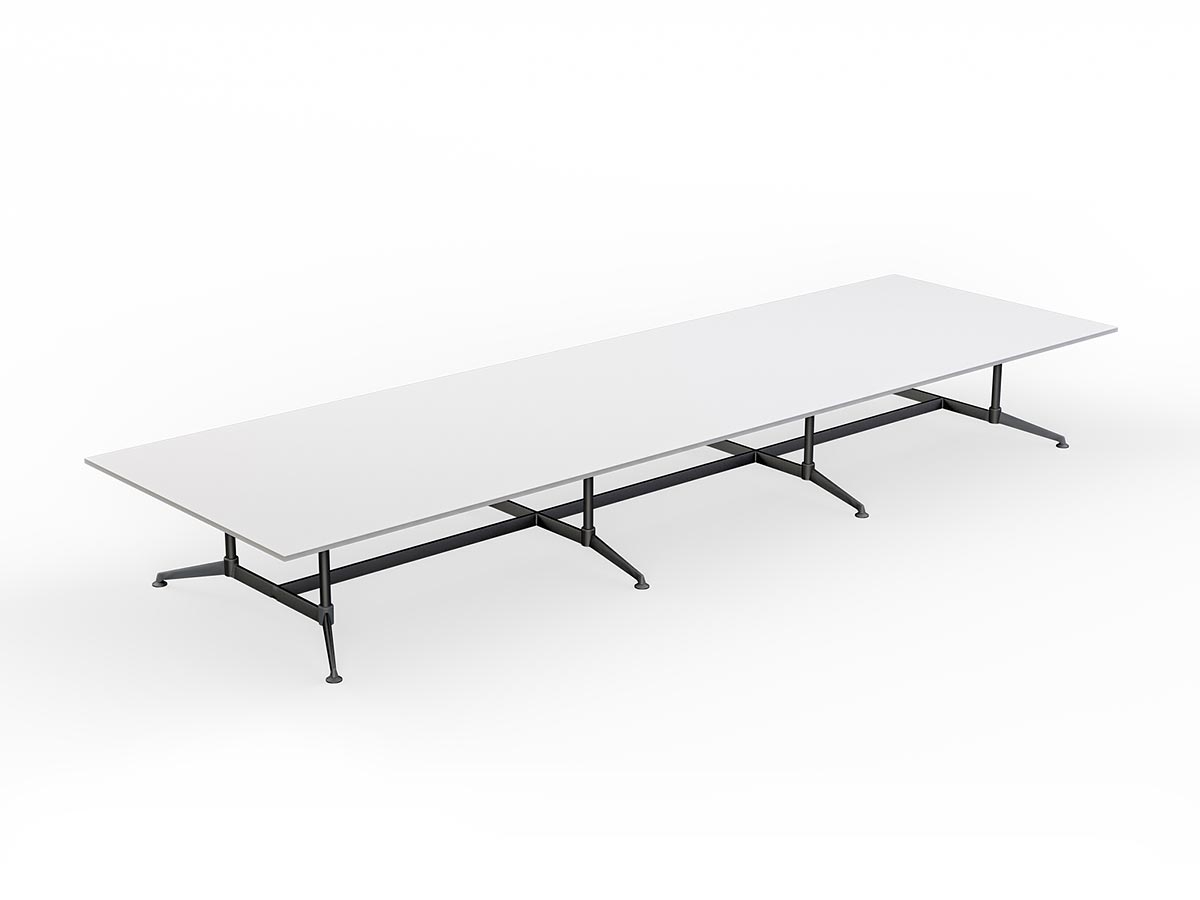Modulus All Black Table Range: Modulus All Black Twin Post 3 Piece Top ...